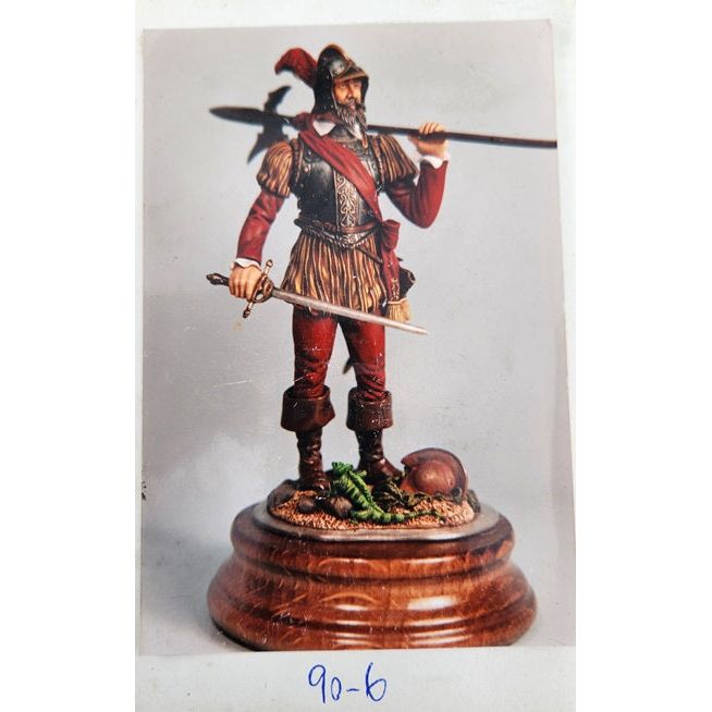 FM Beneito [90-06] Conquestador Captain, Peru 1533, 90mm – Model Matters