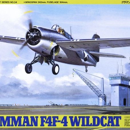 Tamiya [61034] Grumman F4F-4 Wildcat, 1/48 – Model Matters