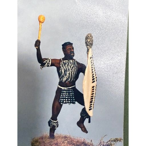 On Guard Miniatures [n/a] Zulu Warrior #2, Rorke's Drift, 1879 - 54mm ...