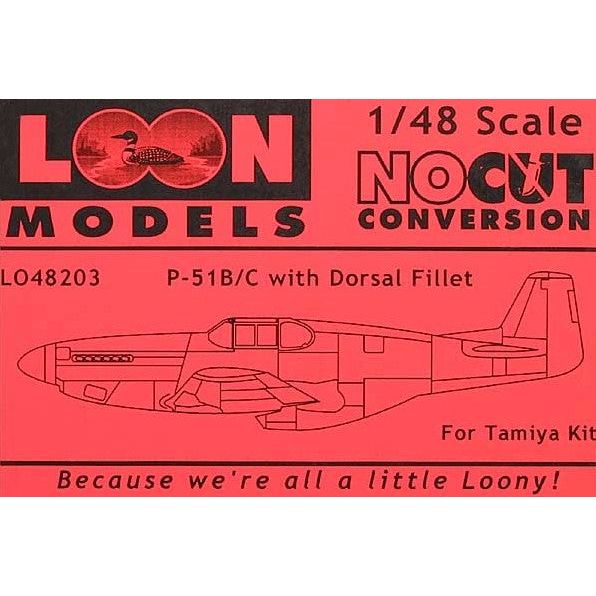 Loon Models [LO48203] P-51B/C with dorsal fillet fuselage (Tamiya) w ...