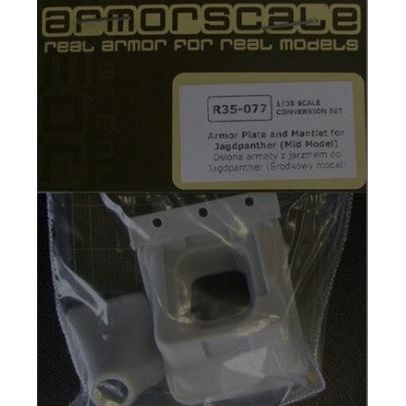 Armorscale [R35-077] Armor Plate and Mantlet for Jagdpanther Mid Model ...