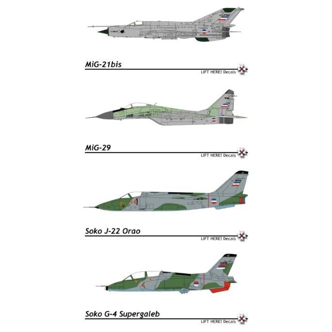 Lift Here [729-LH] after y2k - Yugoslav MiG-21, MiG-29, Orao & Superga ...