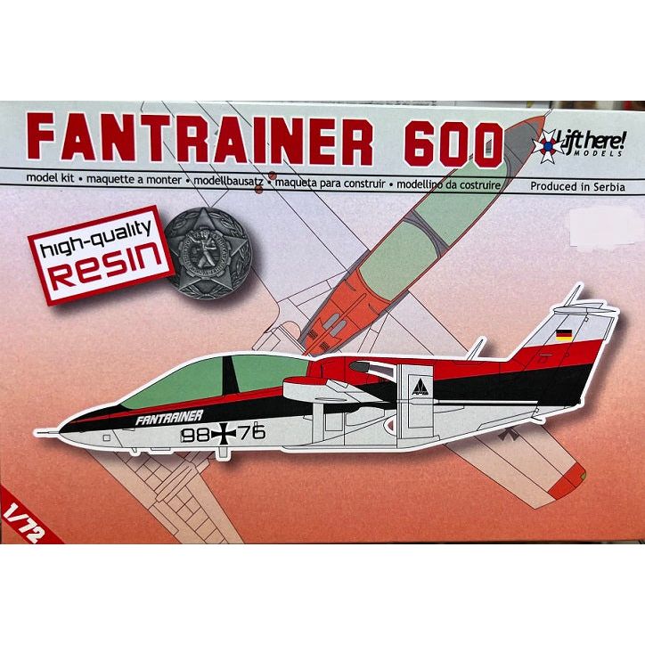 Lift Here, [LHM035] RBF Fantrainer 600, 1/72 ↨ – Model Matters