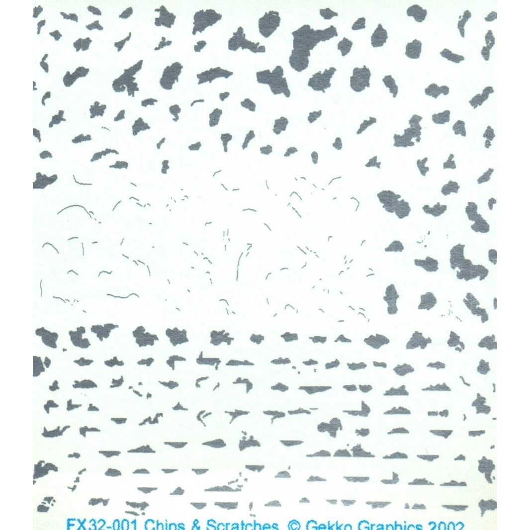 Gekko Graphics [FX32-001] Chips and scratches, 1/32 – Model Matters