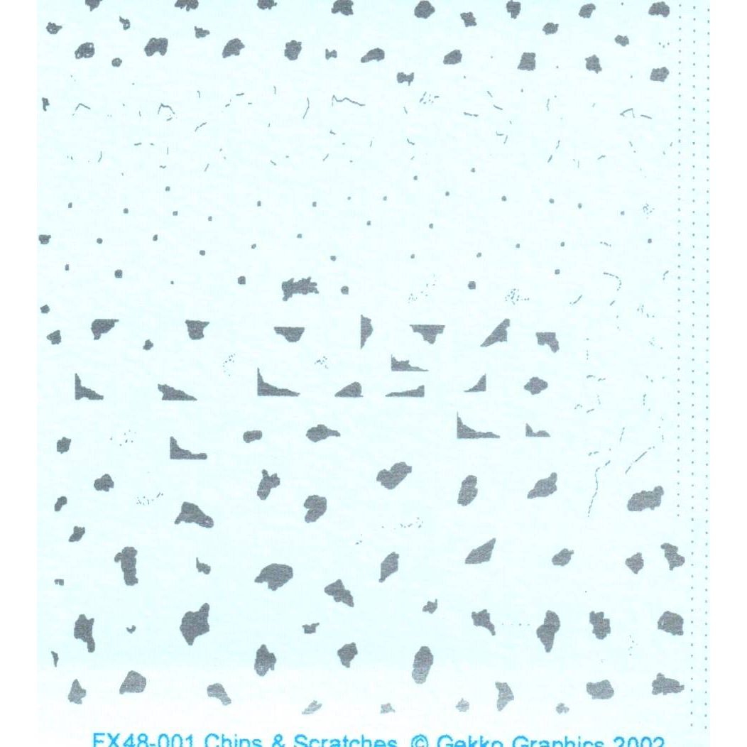 Gekko Graphics [FX48-001] Chips and scratches, 1/48 – Model Matters